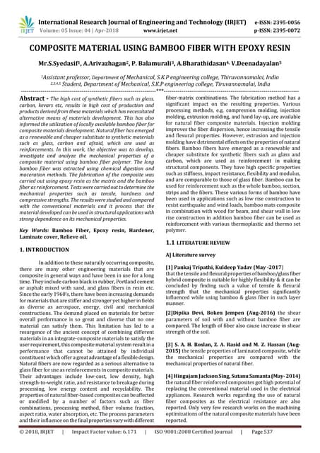 The effect of different fiber loading on flexural and thermal properties of banana/pineapple ...