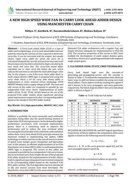 Designing of Adders and Vedic Multiplier using Gate Diffusion Input | PDF