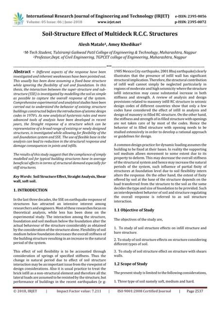 Soil Amplification and Soil-Structure Interaction | PDF | Geology | Science