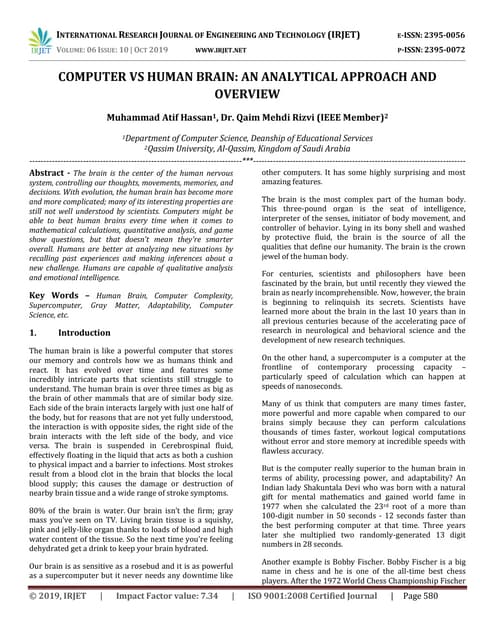 Human vs computer | PPTX