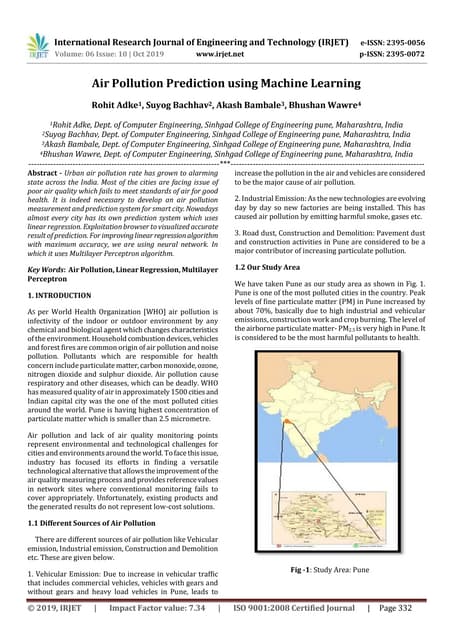 Predicting air pollution level | PPTX | Indoor Environmental Quality | Home & Garden