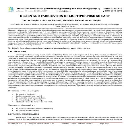 IRJET- Design and Fabrication of Multipurpose Go Cart | PDF