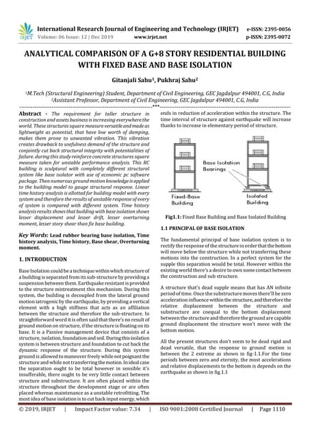 Simple Presentation Of BASE ISOLATION | PPTX | Geology | Science