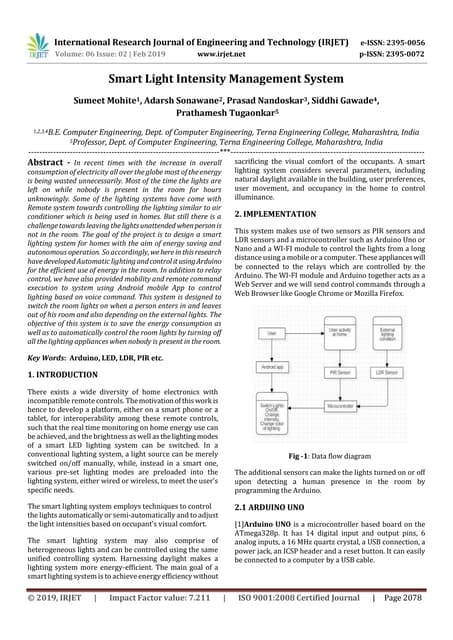 Automatic Room Lights Controller Using Arduino And Pir Sensor Pdf