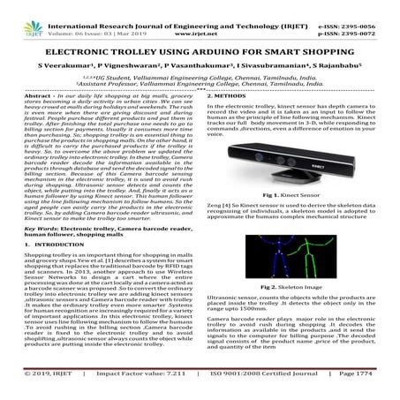 IRJET- Electronic Trolley using Arduino for Smart Shopping | PDF | Computer Peripherals | Computing