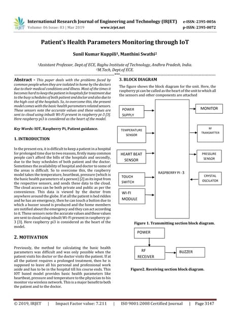 Health monitoring system | PPTX