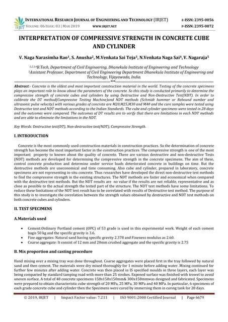 Cube test report | PDF | Civil Engineering Industry | Industries
