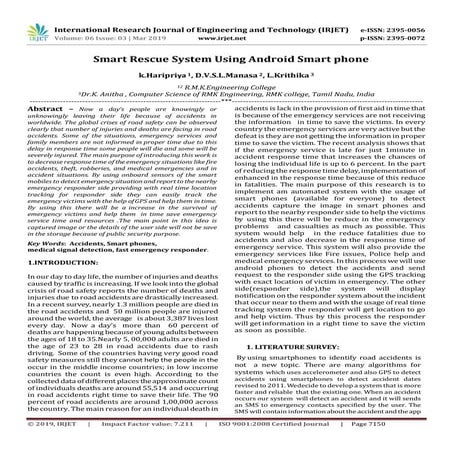 IRJET- Smart Rescue System using Android Smart Phone | PDF