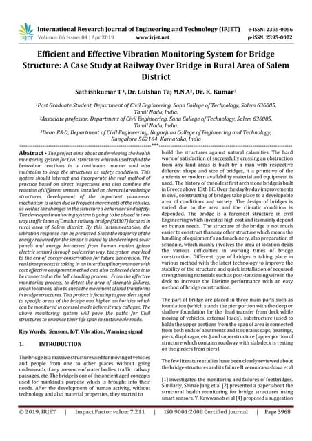 Intelligent Flood-Resilient Bridge Weight Monitoring and Automatic ...