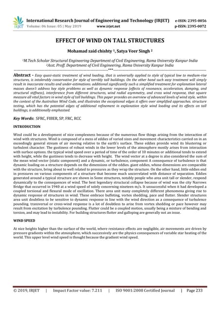 Dynamic Wind Analysis of High-Rise Building | PDF | Civil Engineering Industry | Industries