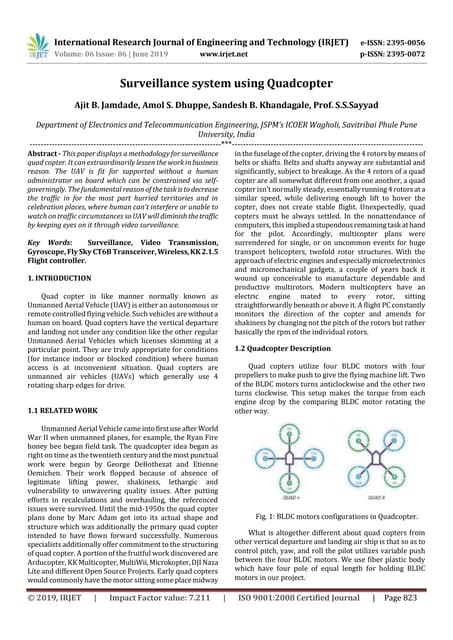 Drone (Quadcopter) full project report by Er. ASHWANI DIXIT | PDF | Radio Control | Hobbies ...