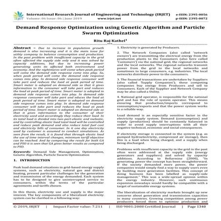 Market Based Criteria for Congestion Management and Transmission ...
