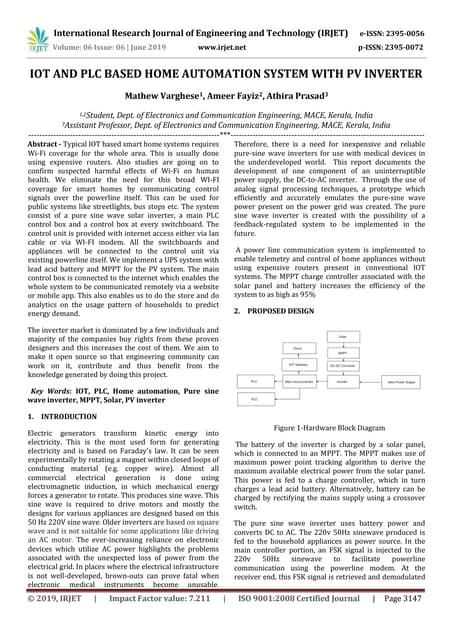 A Smart Solar Powered Automated Scarecrow for Agriculture | PDF
