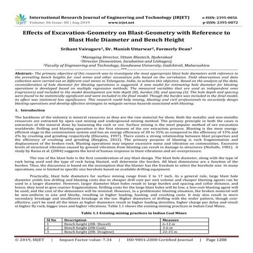 New burn cut blast design in drives enhances drilling blasting ...