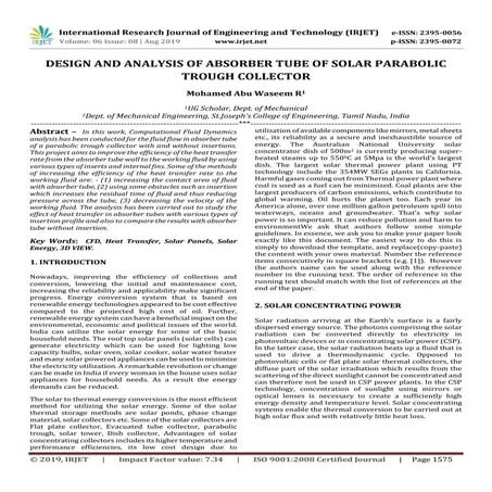DESIGN AND ANALYSIS OF PARABOLIC COLLECTOR.pptx
