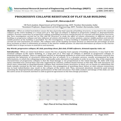 REVIEW OF PROGRESSIVE COLLAPSE ANALYSIS OF REINFORCED CONCRETE ...