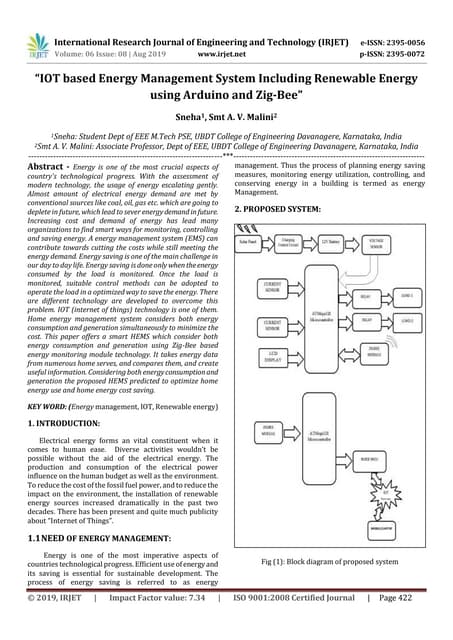 Irjet Iot Based Energy Management System Including Renewable Energy Using Arduino And Zig Bee Pdf 0004