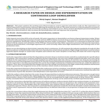 IRJET- A Research Paper on Design and Experimentation on Continuous ...