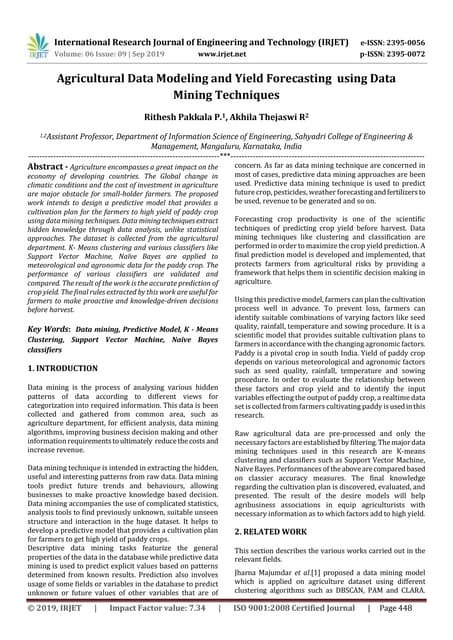 Project ppt Crop recommendation systems. | PPTX