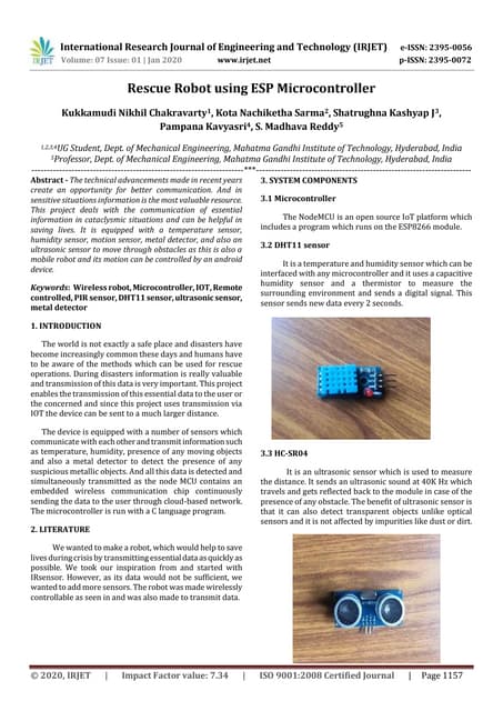 IOT BASED LANDSLIDE DETECTION | PDF | Internet | Computing
