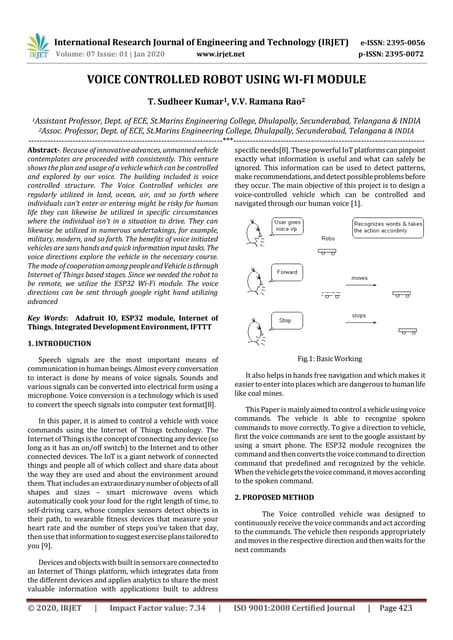 Arduino Obstacle Avoiding and voice control car | PDF