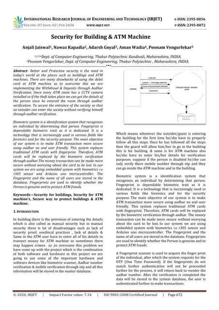 Atm Simulation Mini Project Using Python Programming Language Docx