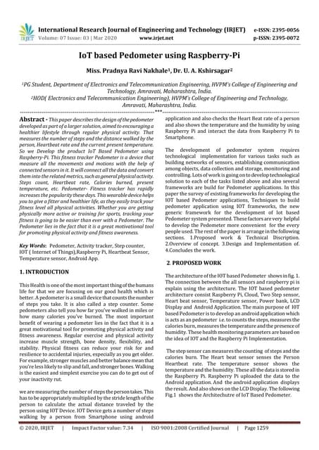 SMART WAIST BELT FOR HEALTH MONITORING | PDF