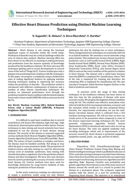 Prediction of heart disease using machine learning.pptx