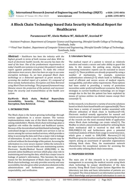 MedRec – Medical Records Tracking System | PDF