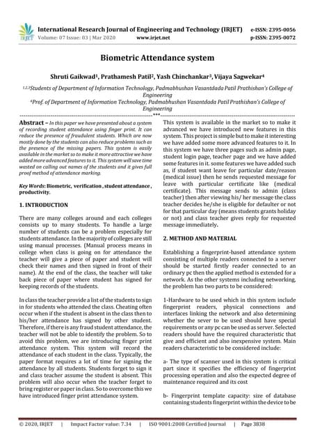 Iot attendance system using fingerprint module | PDF | Internet | Computing