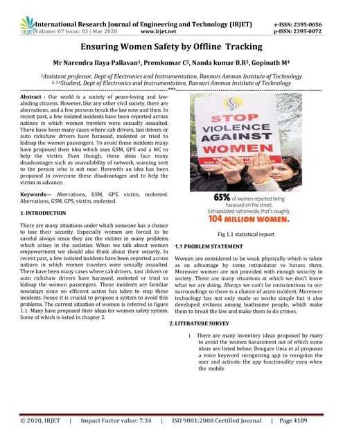Women Safety Application Android Project | PDF