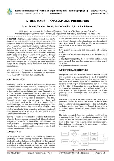 stockmarket_analysis_and _prediction_using_lstm | PPT