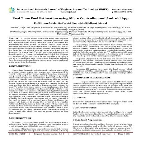 Fuel monitoring solution | PDF