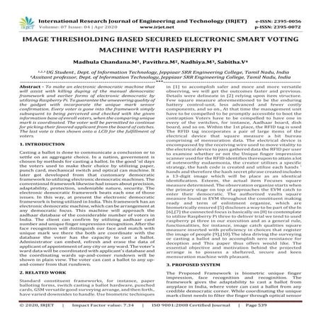 IRJET - Image Thresholding based Secured Electronic Smart Voting ...