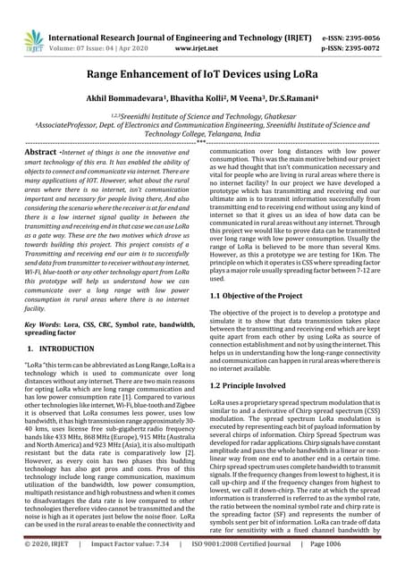 Long-Range-Communication-in-Rovers-using | PPTX