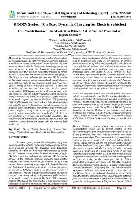 DESIGN AND SIMULATION OF SOLAR BASED FAST CHARGING STATION FOR ELECTRIC ...