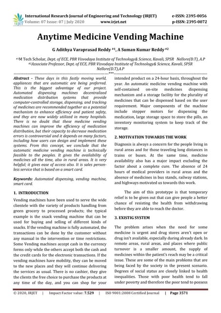 Coin Acceptor Based Vending Machine using Microcontroller | PDF
