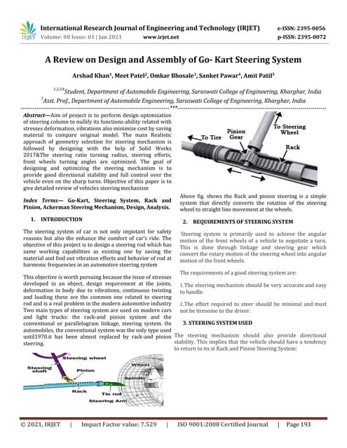 7 steering mechanisms | PPTX