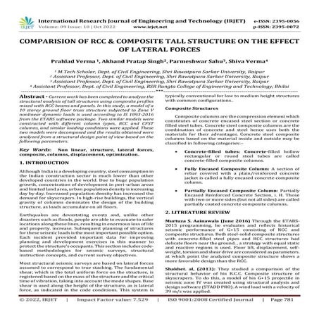 Rcc structure design by etabs (acecoms) | PDF
