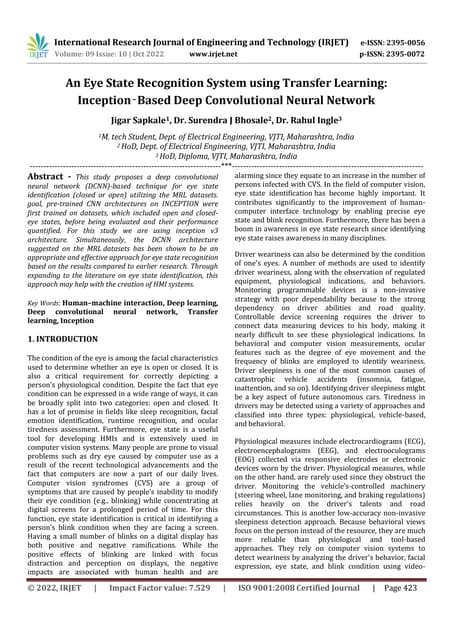 Driver Drowsiness Detection report | PDF