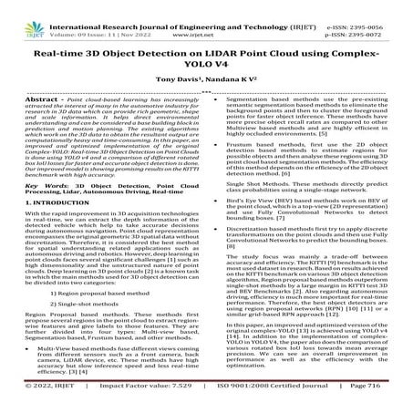 Real Time 3d Object Detection On Lidar Point Cloud Using Complex Yolo V4 Pdf 0066