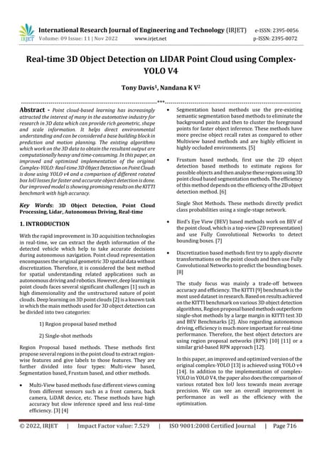 Real Time 3d Object Detection On Lidar Point Cloud Using Complex Yolo V4 Pdf 0066