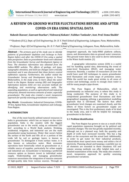 Gw02 role of dwlr data in groundwater resource estimation | PDF | Water ...