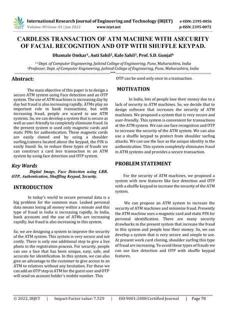 Atm simulation mini project using Python programming language | DOCX