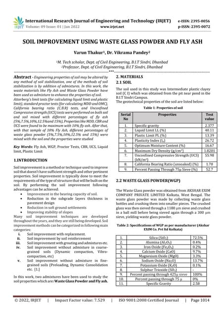 STABILIZATION OF SOIL USING COIR FIBER | PDF | Gardening | Home & Garden