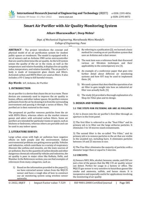 IOT BASED AIR POLLUTION MONITORING | PPTX