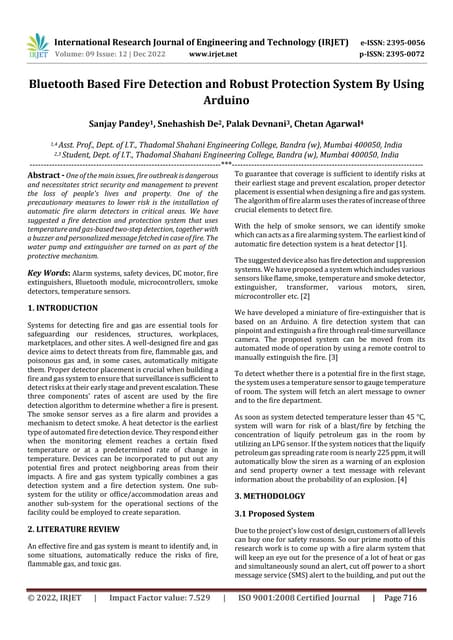 Iot based fire alarm system | PDF