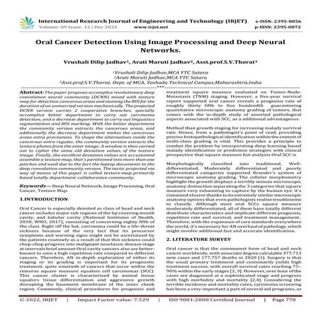 Oral Cancer Detection Using Image Processing and Deep Neural Networks ...