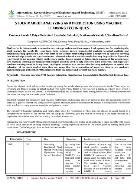 GDP Prediction and Forecasting using Machine Learning | PDF