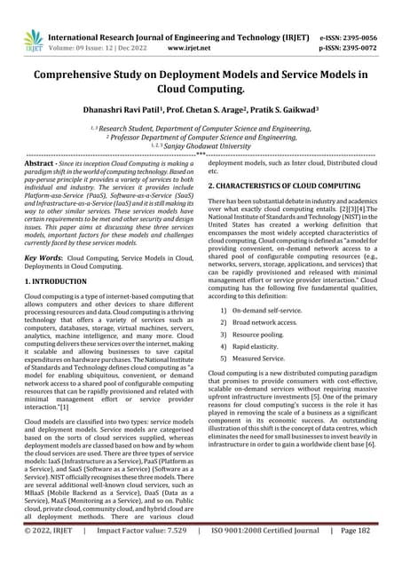 Secure Cloud Computing | PDF